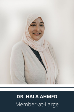 Dr. Hala Ahmed | Member-at-Large | Divisions of Family Practice
